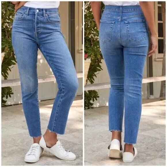 Frank & Eileen | Jeans | Frank Eileen Cork Everyday Straight Jeans Raw ...